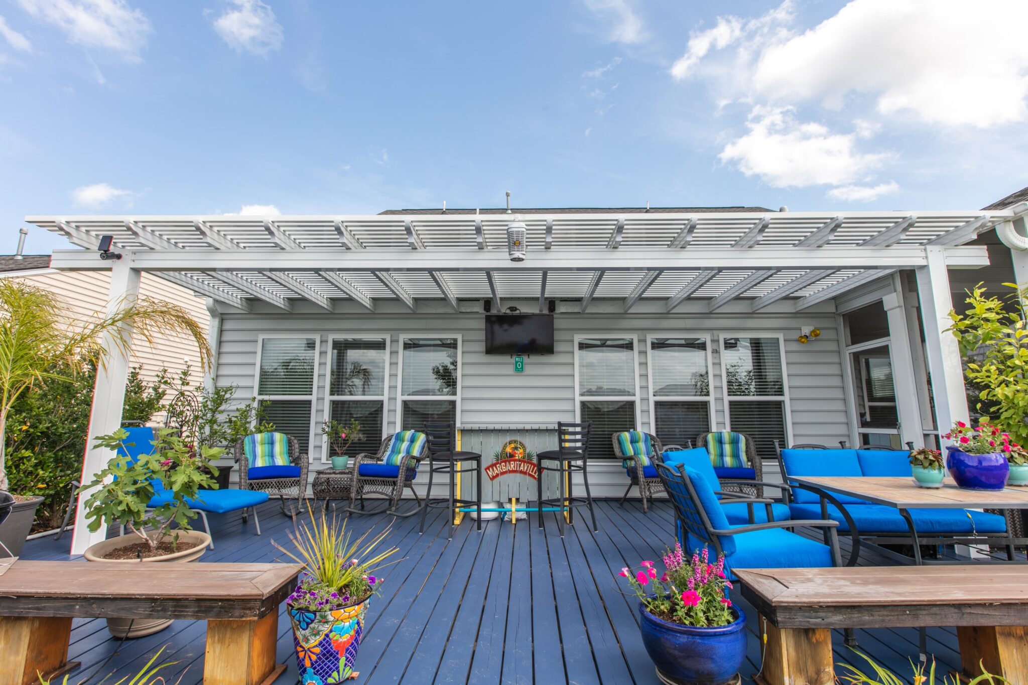 Aria Lattice Pergola | Shade Trellis